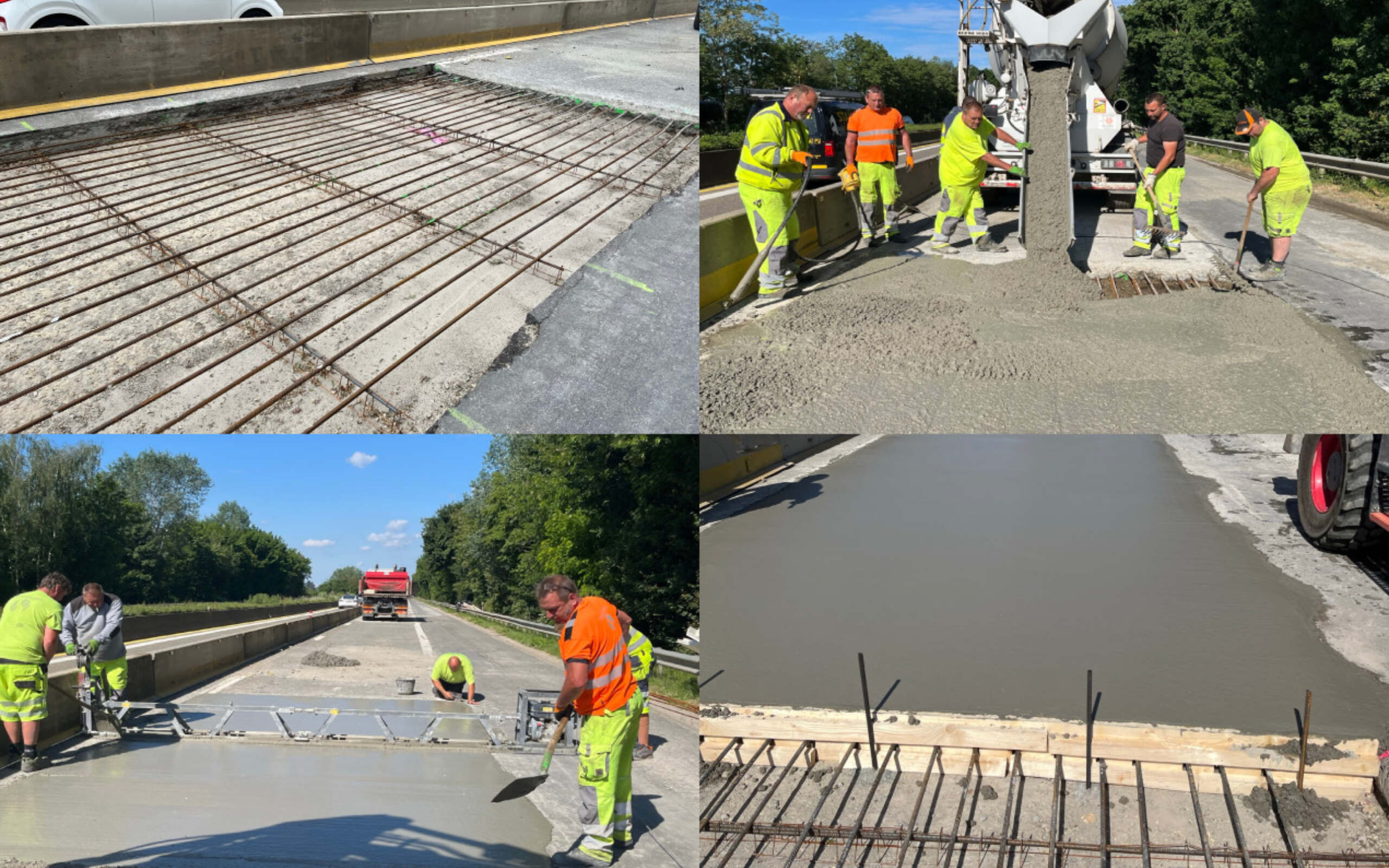 Chantier N25 : renouvellement de plus de 60 dalles en béton armé ...
